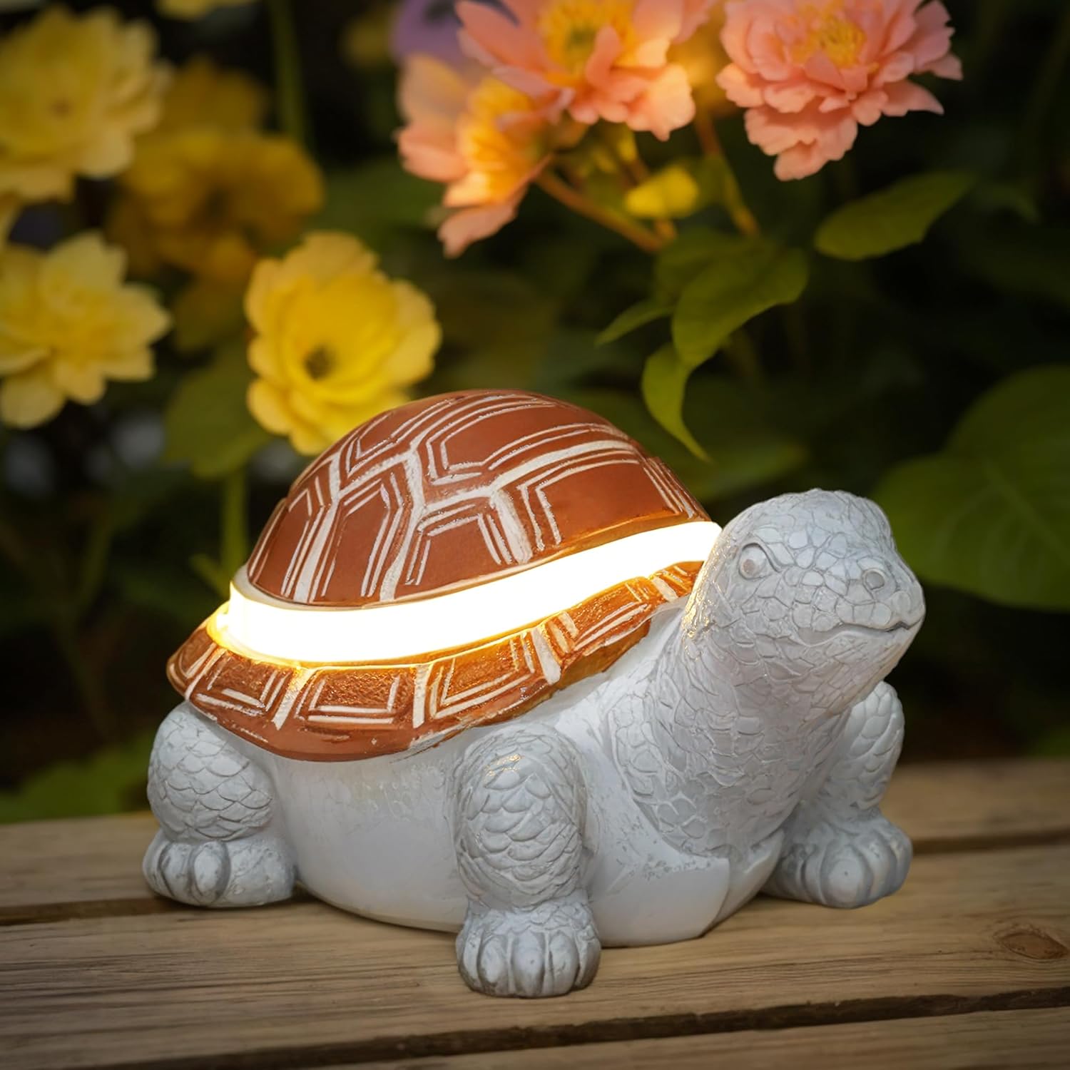 Rumiom Outdoor Solar Garden Statue Lights with LED Lights, Christmas ...