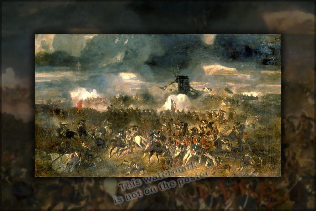 Amazon.com: 24"x36" Gallery Poster, battle of waterloo Clement-Auguste ...