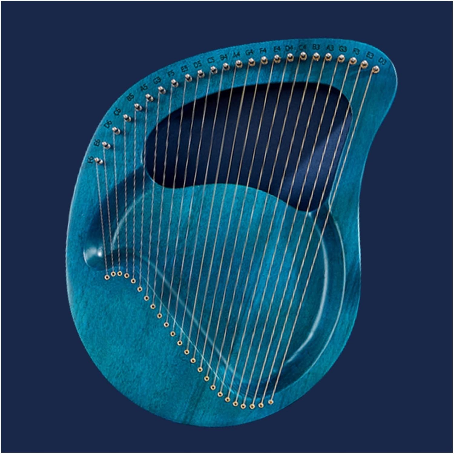 Amazon.com - Harps 16/19/21/24 Strings Lyre Lyre Harp Wooden Mahogany ...