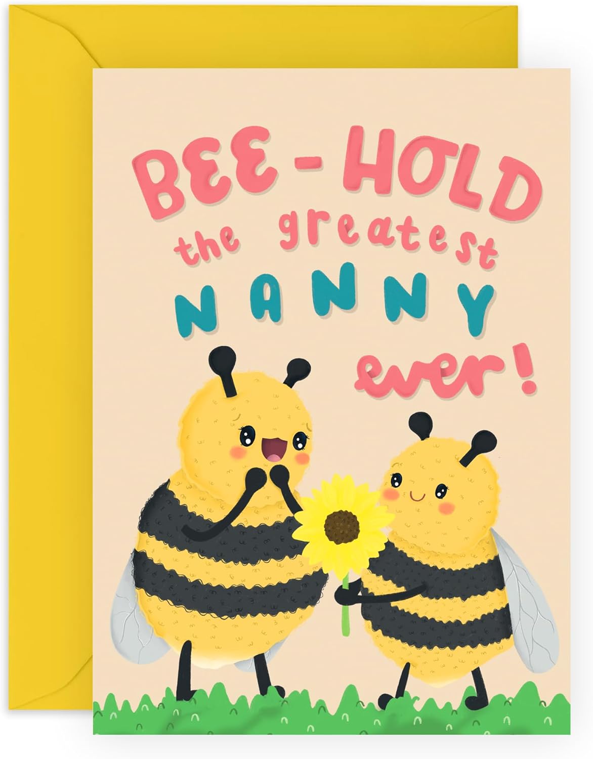 Amazon.com : CENTRAL 23 Nanny Birthday Card - Bee-hold The Greatest ...