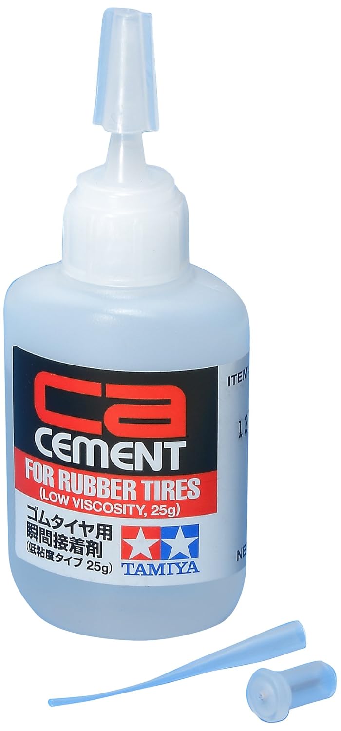 Amazon.com: Tamiya #54511 Rubber Tire Cement LoVis. 25g for most RC ...