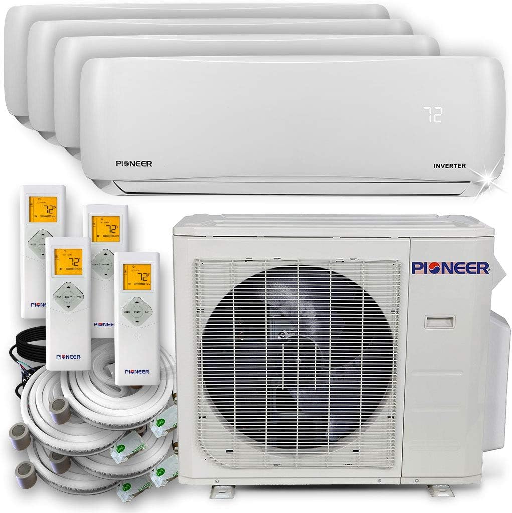 Amazon.com: Pioneer Air Conditioner Pioneer Multi Bomba de calor, Quad ...