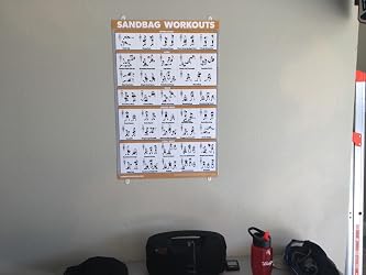 Amazon.com: QuickFit Sandbag Exercise Workout Poster - LAMINATED - Sand ...