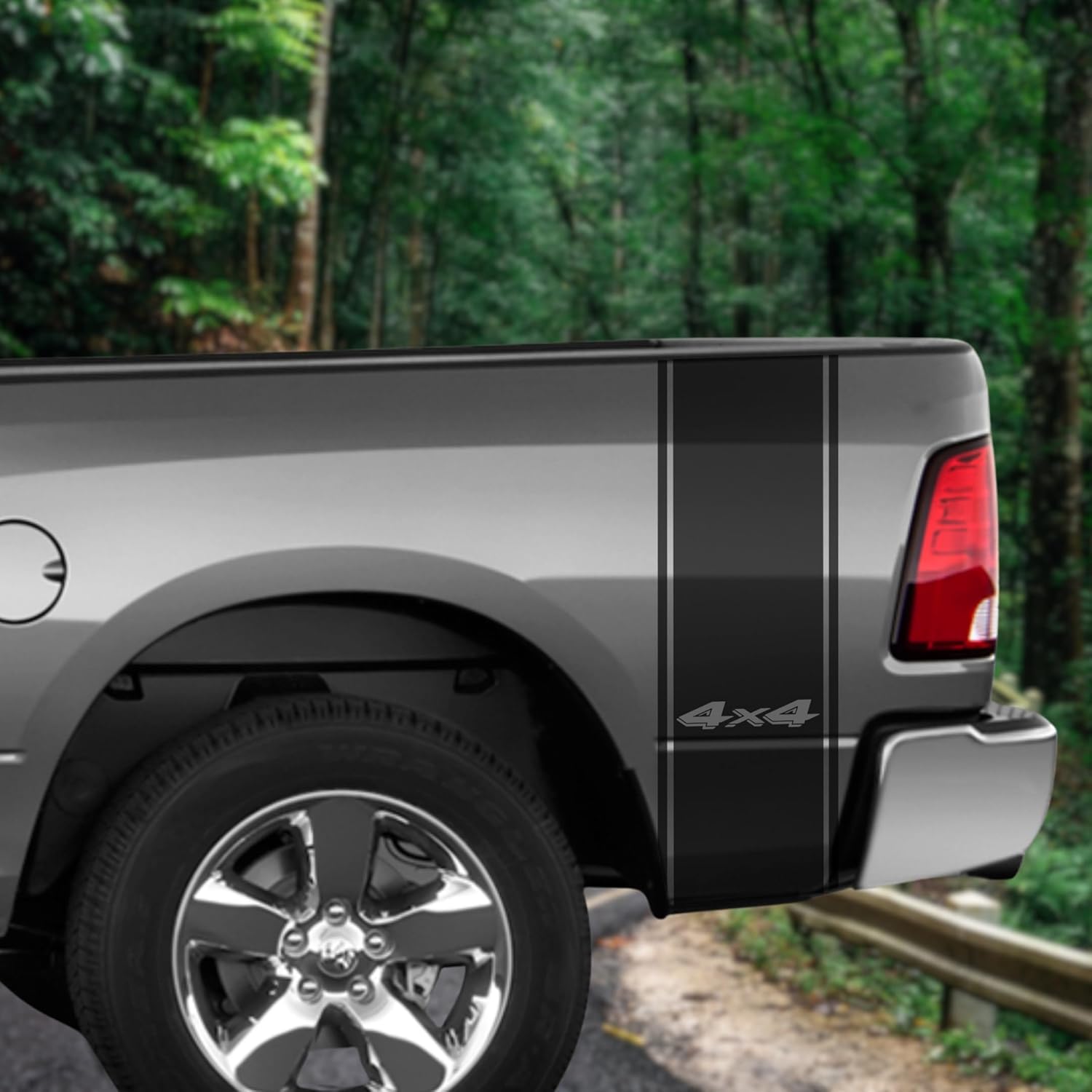 Amazon.com: Increation Company Truck Decals 4x4 Rear Side Bed Stripes ...