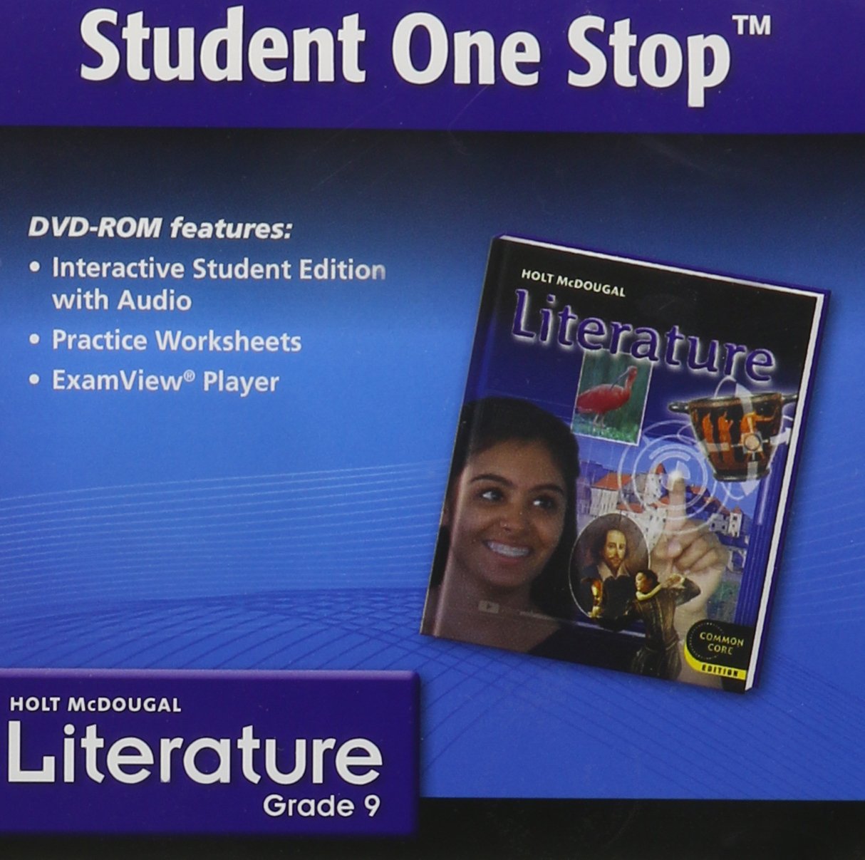 Holt McDougal Literature: Student One Stop DVD Grade 9 2012: HOLT ...