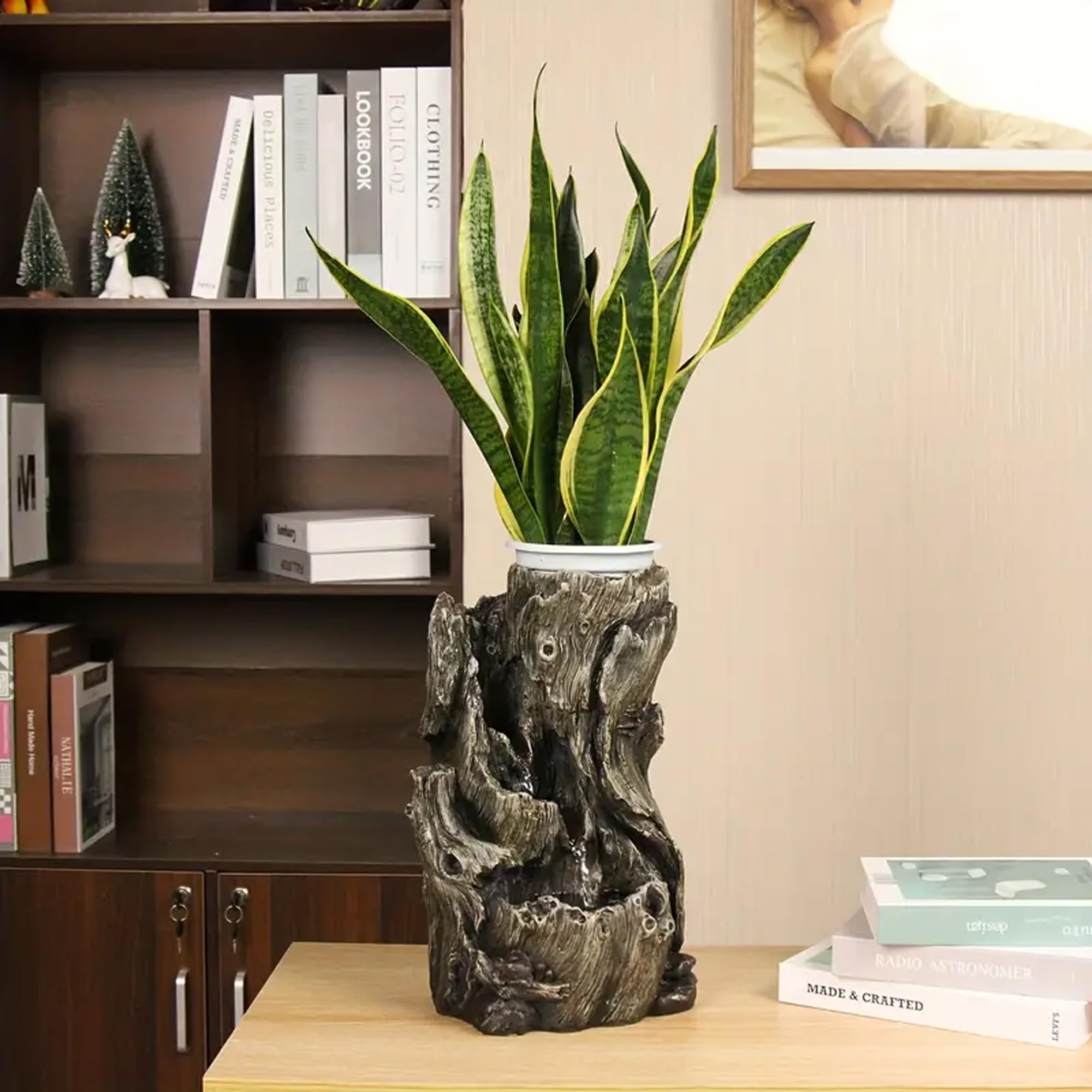 The Artment Mystic Canopy Rainforest Tree Trunk Shape Fountain Indoor ...