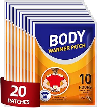 Amazon.com: Body Warmers Large Size Heat Patches, Adhesive Heating ...