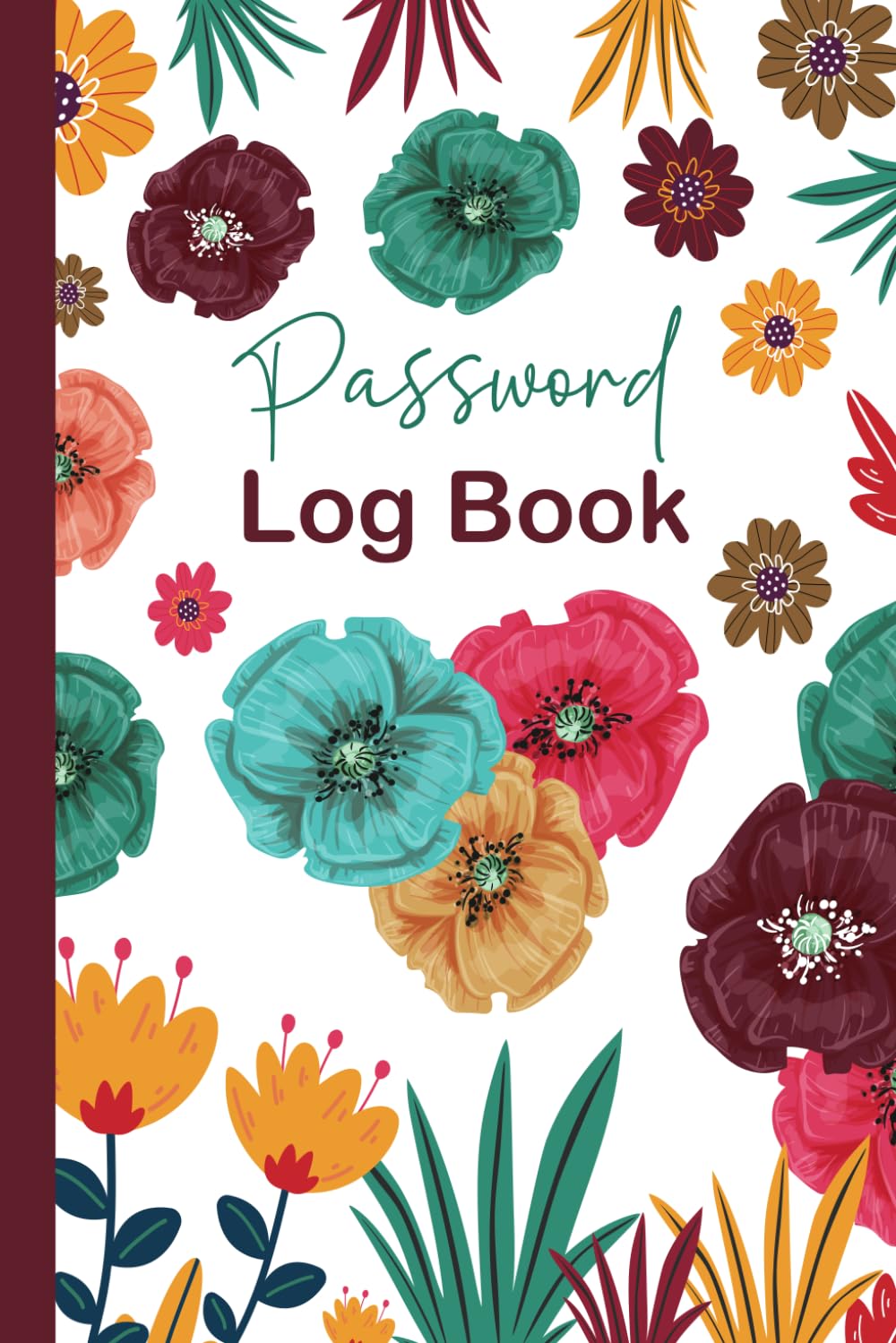 Amazon.com: Password Log Book: Password Book With Alphabetical Tabs ...