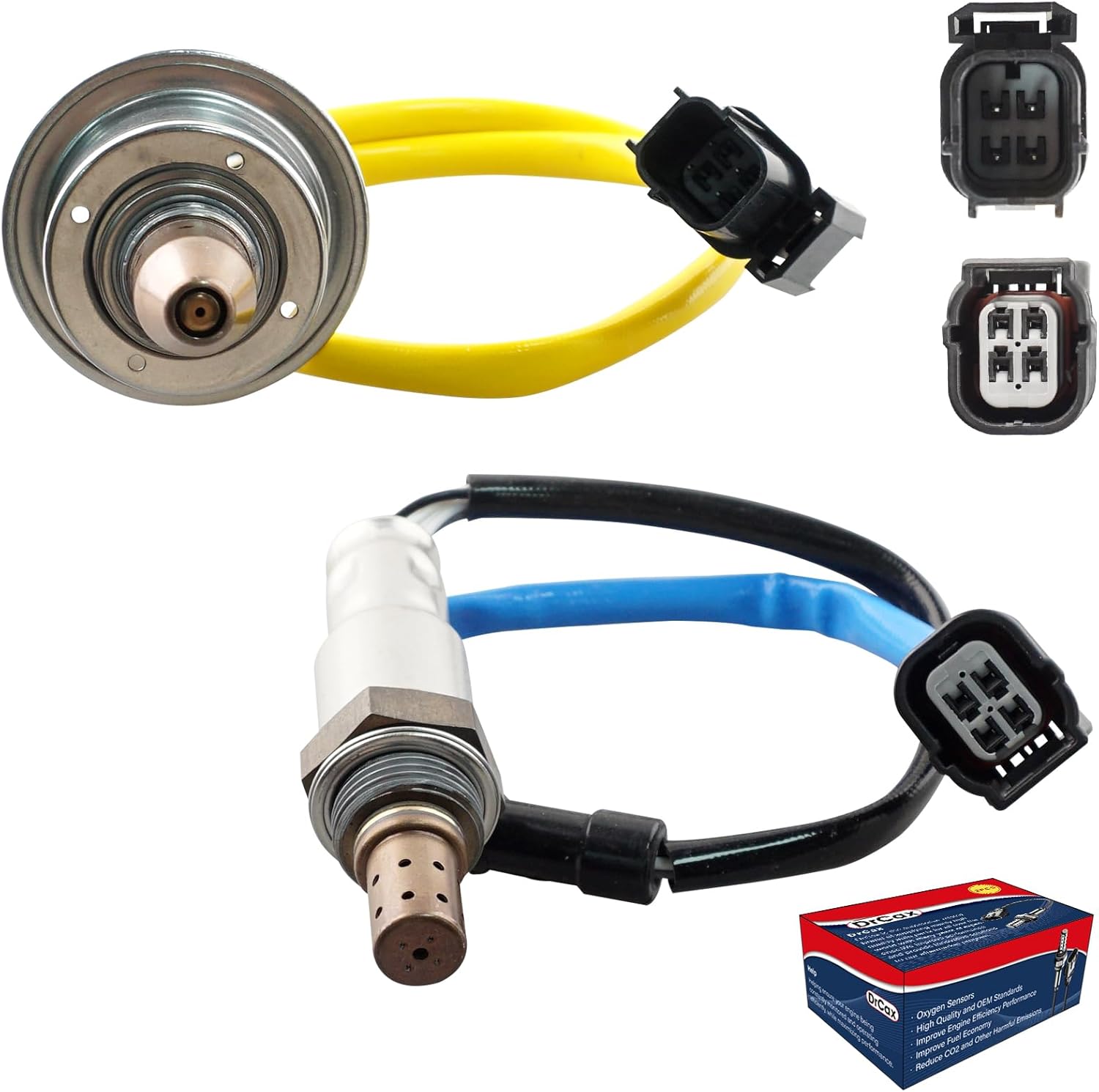 Amazon.com: DrCax 2PCS 234-9118 234-4574 Oxygen O2 Sensor Upstream Downstream Set Heated Air ...