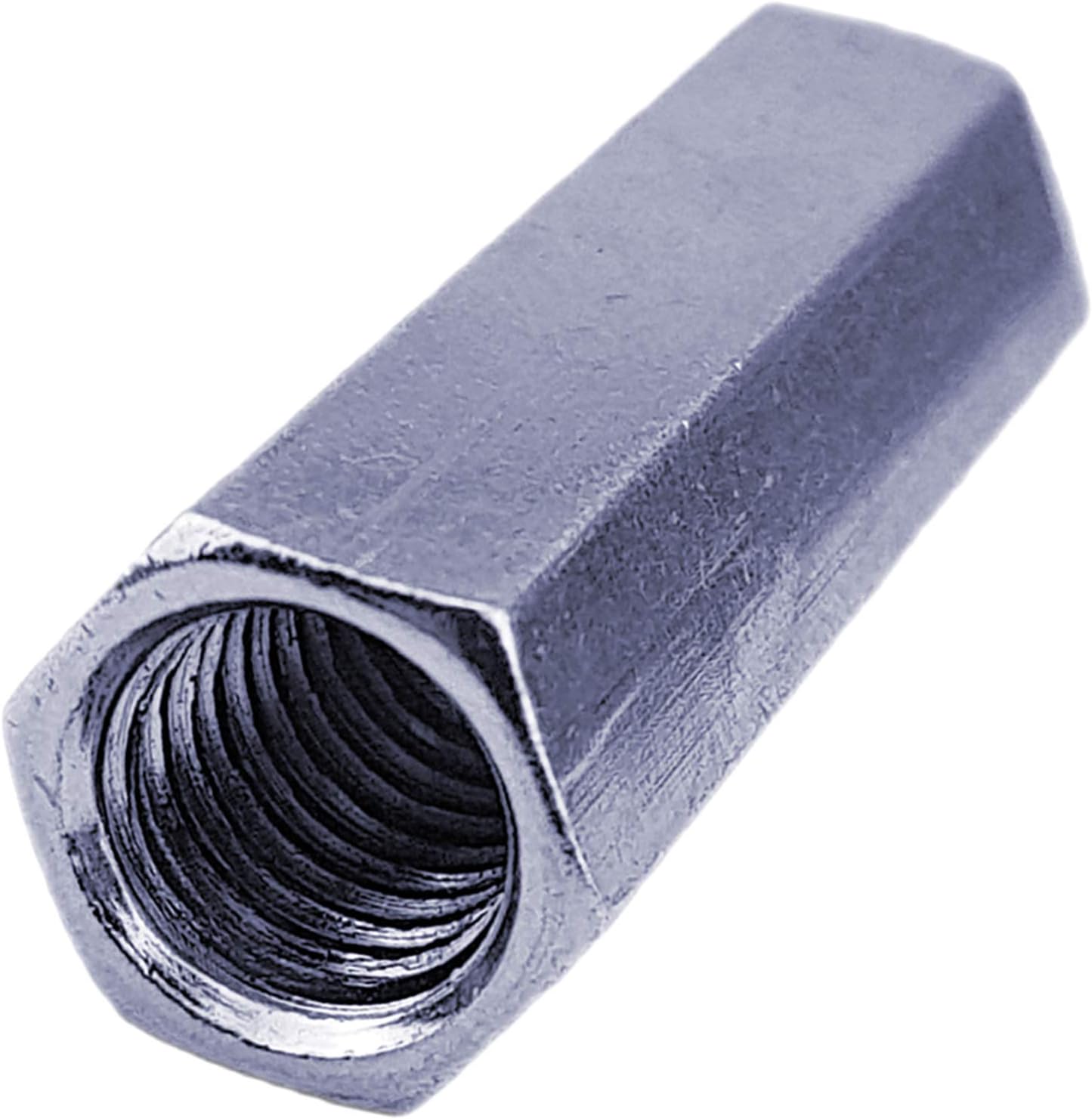 4X M12x50 Verbindungsmuttern Langmuttern Gewindehülsen Distanzmuffen Gewindemuffen Sechskant ...