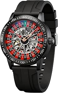 Amazon.com: DAXIAOYU Reloj mecánico de ruleta para hombre, diseño de ...