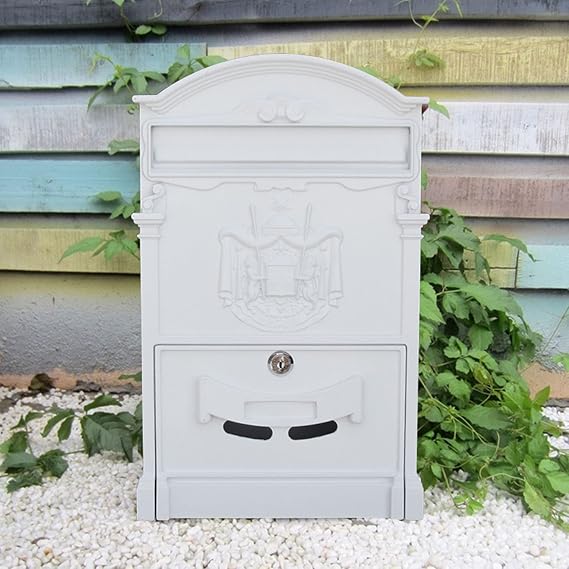 Letter box,Postbox,Locking Mailbox Wall Mount Vintage Mailbox for ...