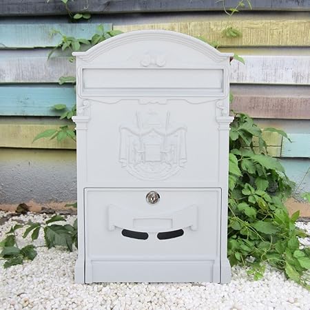 Letter box,Postbox,Locking Mailbox Wall Mount Vintage Mailbox for ...