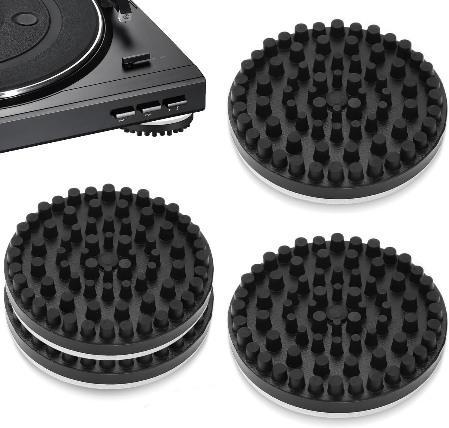 Amazon.com: Dufray HiFi Speaker Stand Feet Pads, Audio Isolation Feet ...