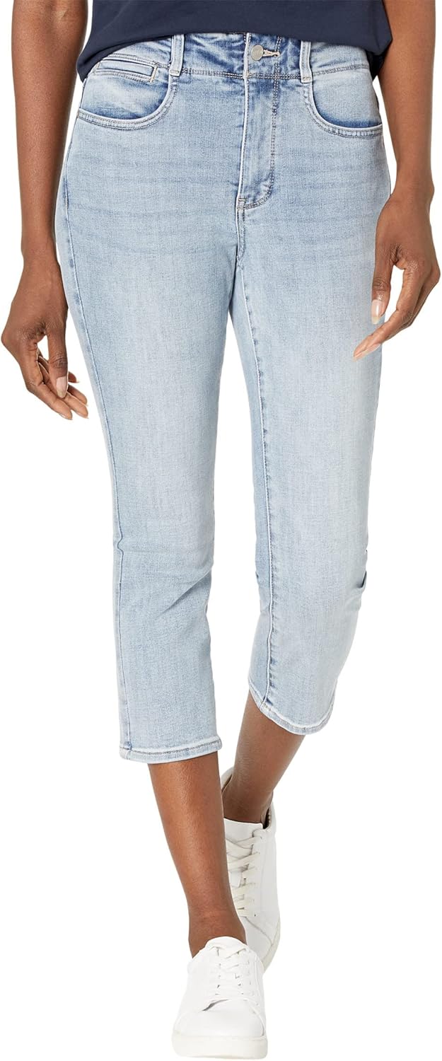 NYDJ High-Rise Ami Skinny Capris Hollywood Waistband in Afterglow ...