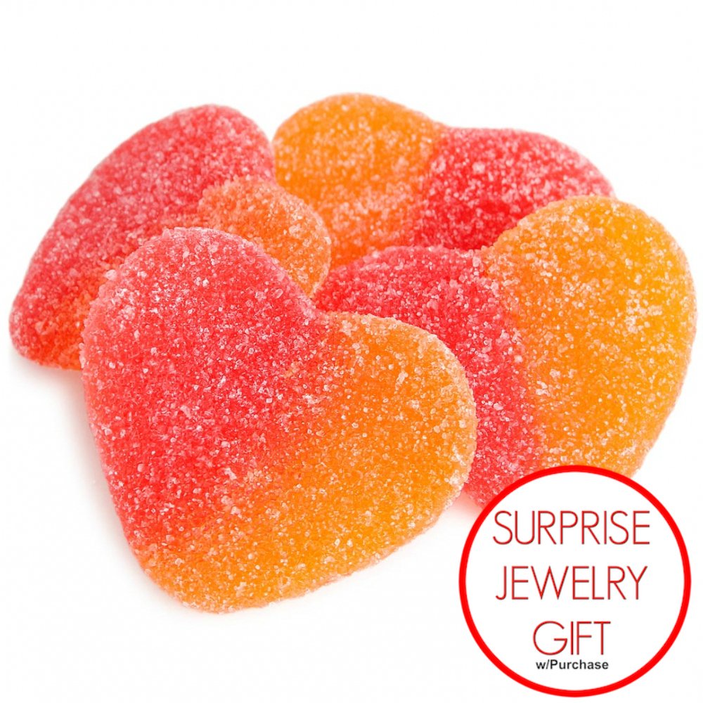 Amazon.com : Sweetisfy- Peach Hearts (3 Pound) : Grocery & Gourmet Food
