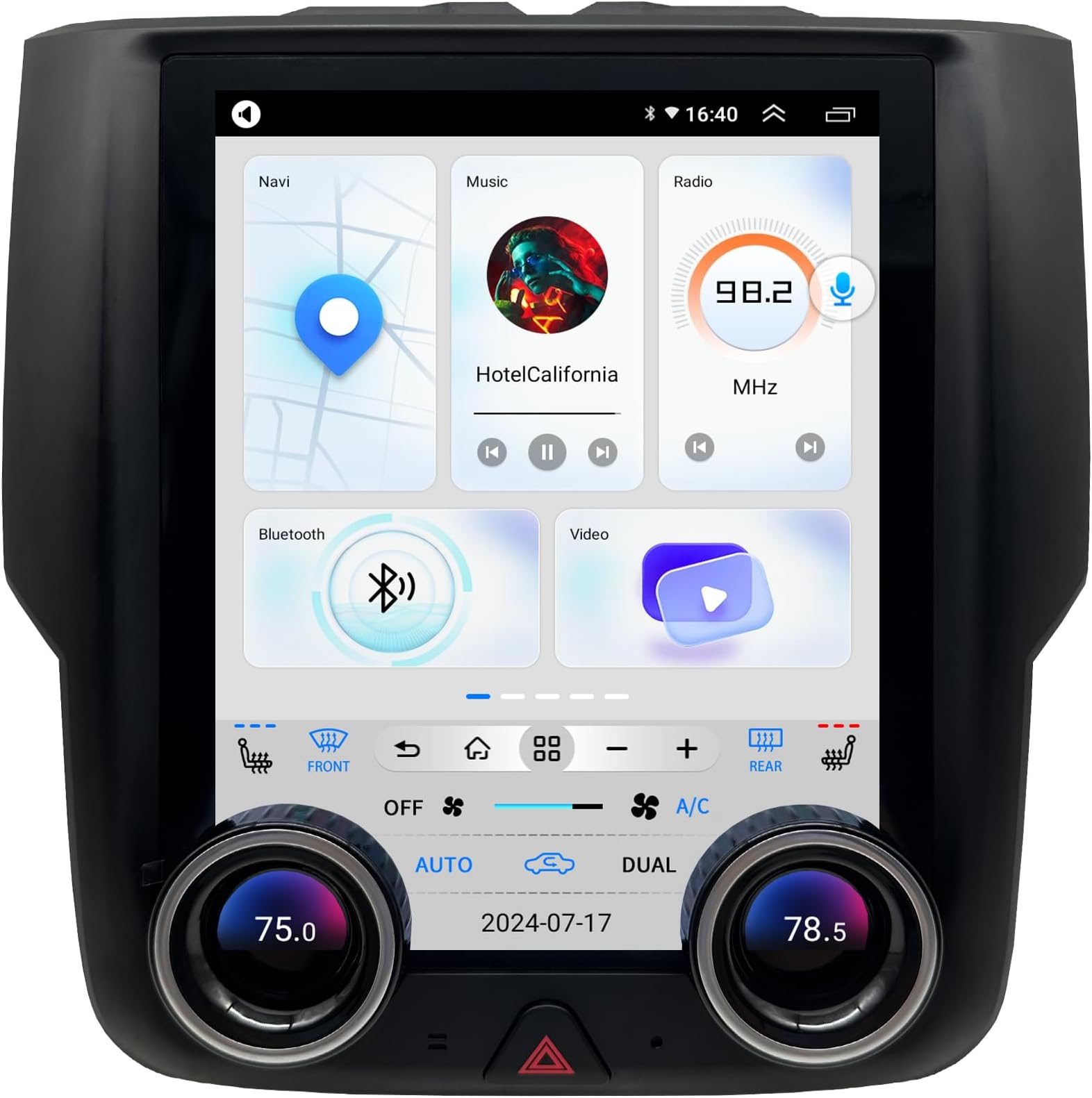 Amazon.com: for Dodge RAM 1500 2500 3500 Radio Upgrade 2013 2014 2015 ...