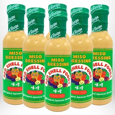 Amazon.com : Red Shell Miso Dressing (6 Pack - 12 fl. oz.) : Grocery ...