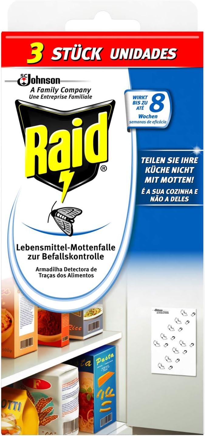 Raid (Paral) Lebensmittel-Mottenfalle, zur Bekämpfung von Motten in der ...