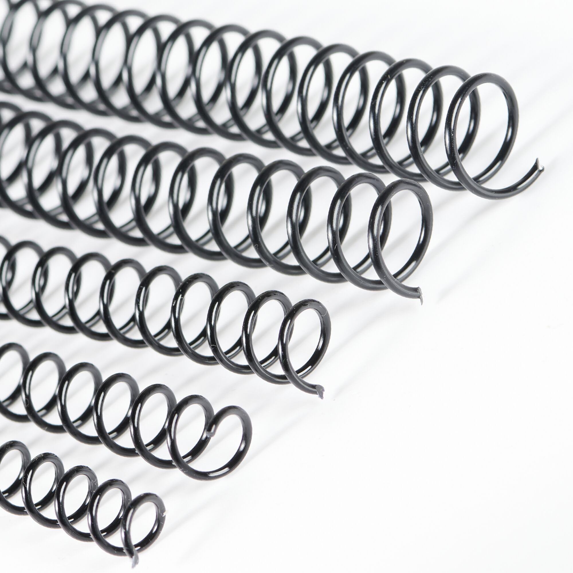 Amazon.com : HOUYEE 60 Pack Plastic Spiral Binding Coils, Multi Size, 3 ...