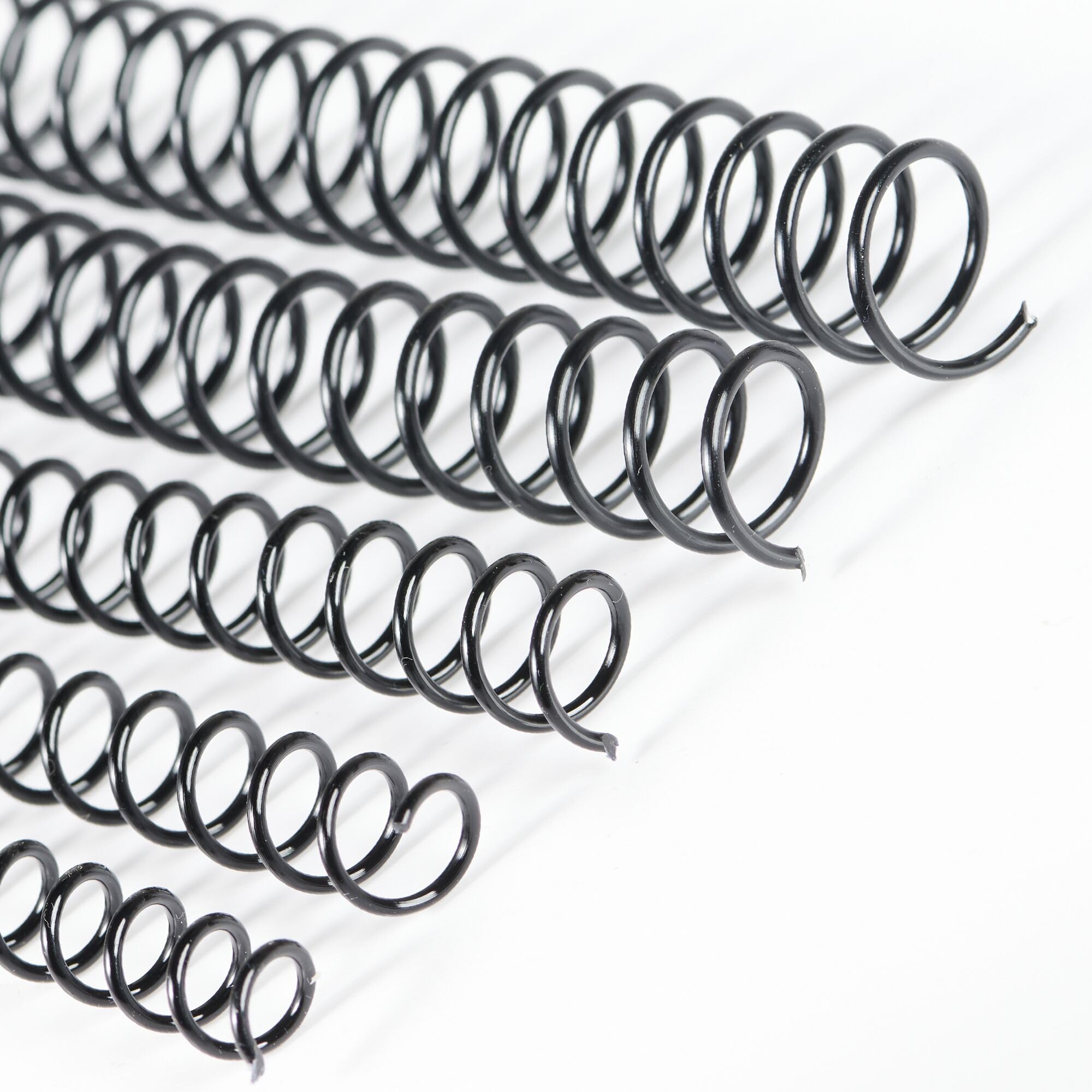 Amazon.com : HOUYEE 60 Pack Plastic Spiral Binding Coils, Multi Size, 3 ...