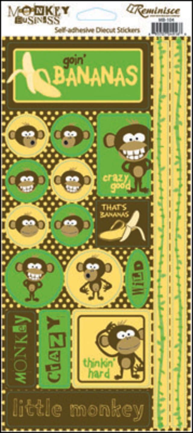 Amazon.com: Reminisce Monkey Business Phrase Sticker 2