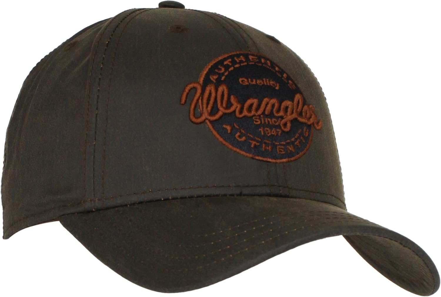 Wrangler Men's Western Cap, Brown, Medium at Amazon Men’s Clothing ...