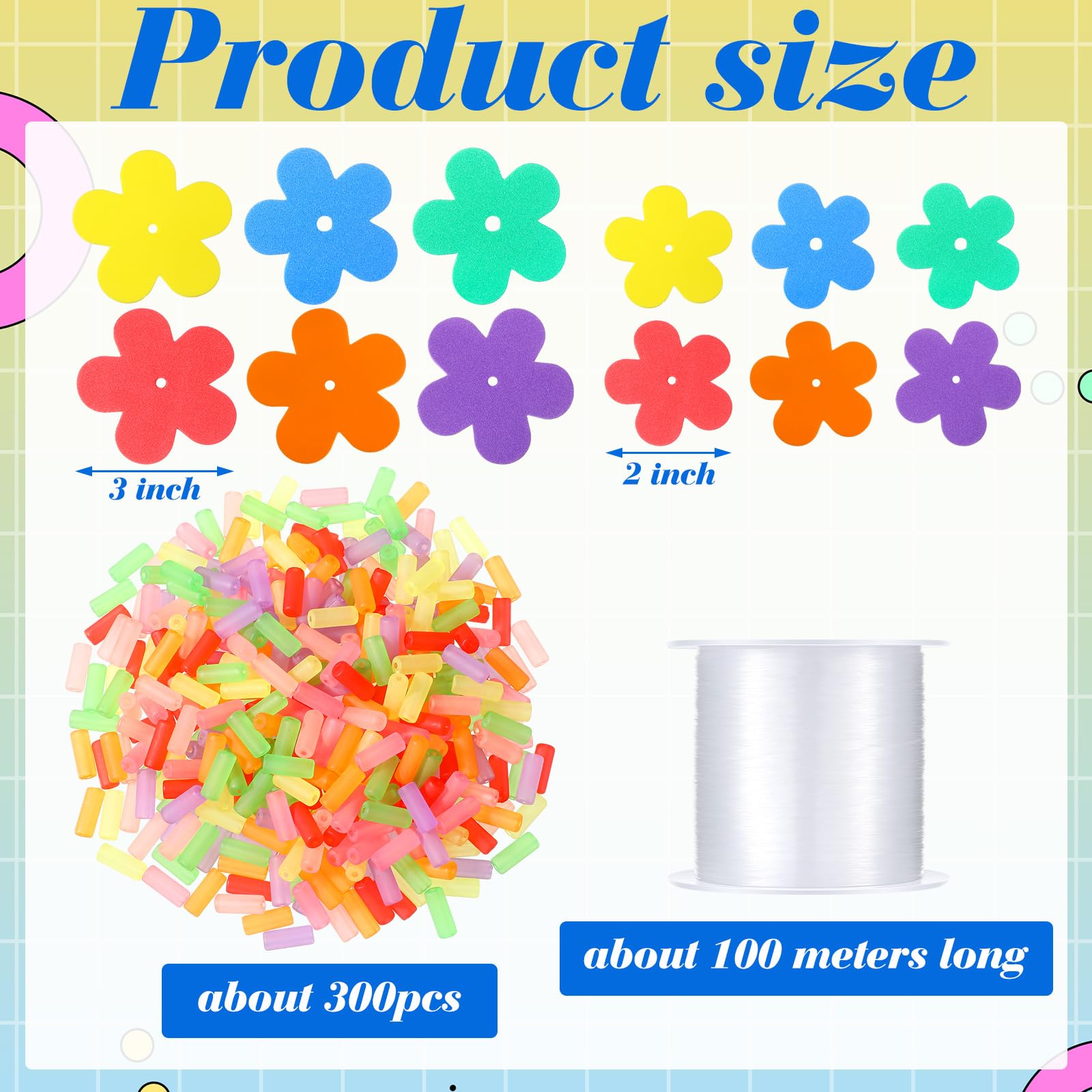 Snapklik.com : Hawaiian Lei Making Craft Kit Makes 24 Foam Flower ...