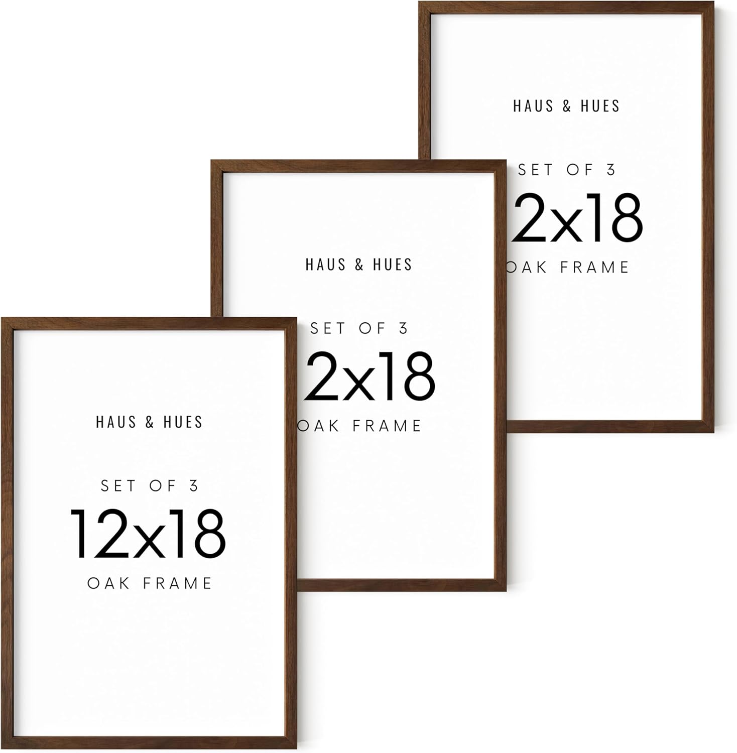 Amazon.com - HAUS AND HUES 12x18 Picture Frames For Wall - Set Of 3 ...