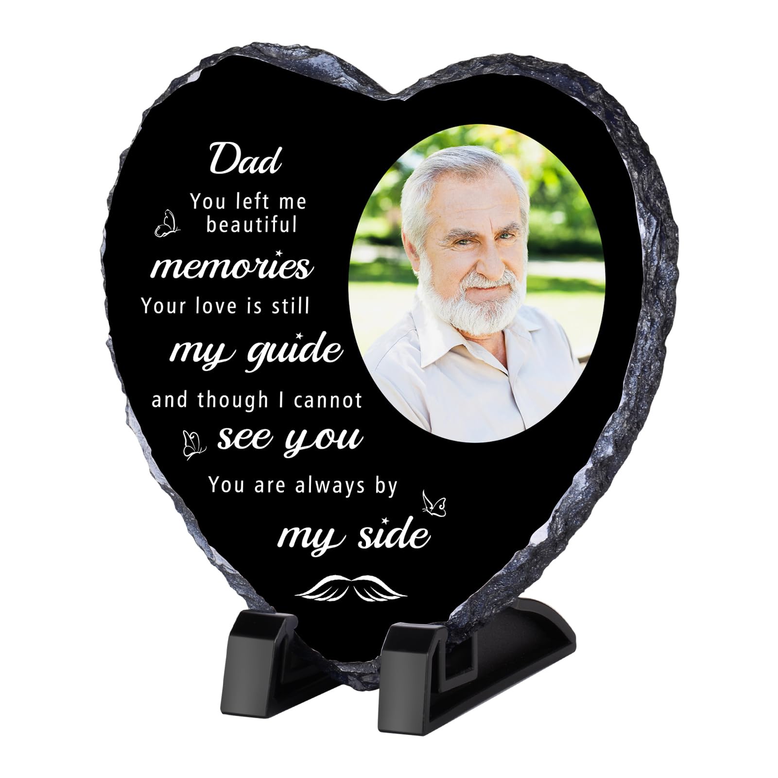 Personalised Memorial Plaques, Custom Picture Frames Custom Rock Slate ...