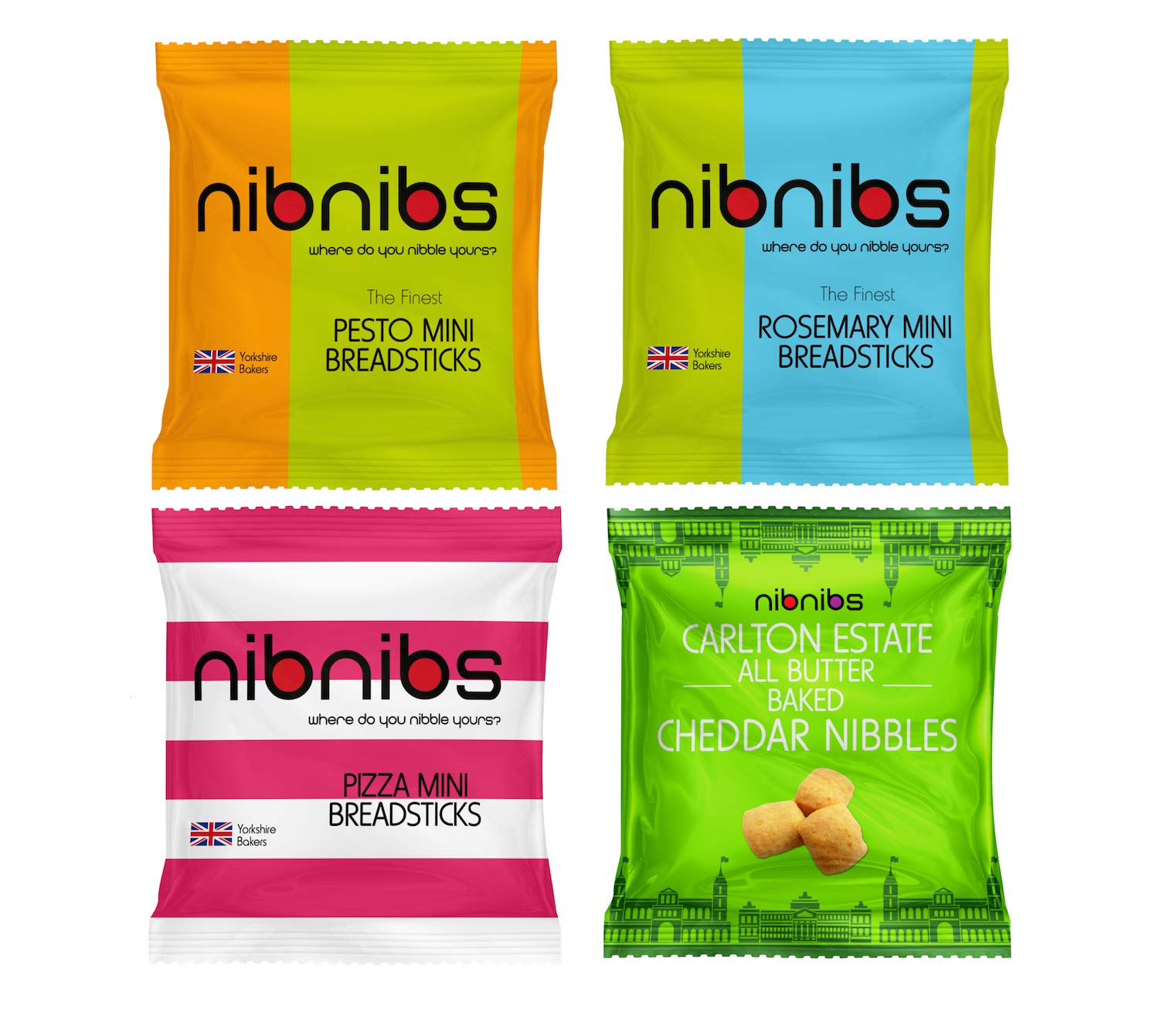 Buy Nibnibs Mini Nibbles Mixed Box Savoury, For Nibbling On The Go, 20g ...