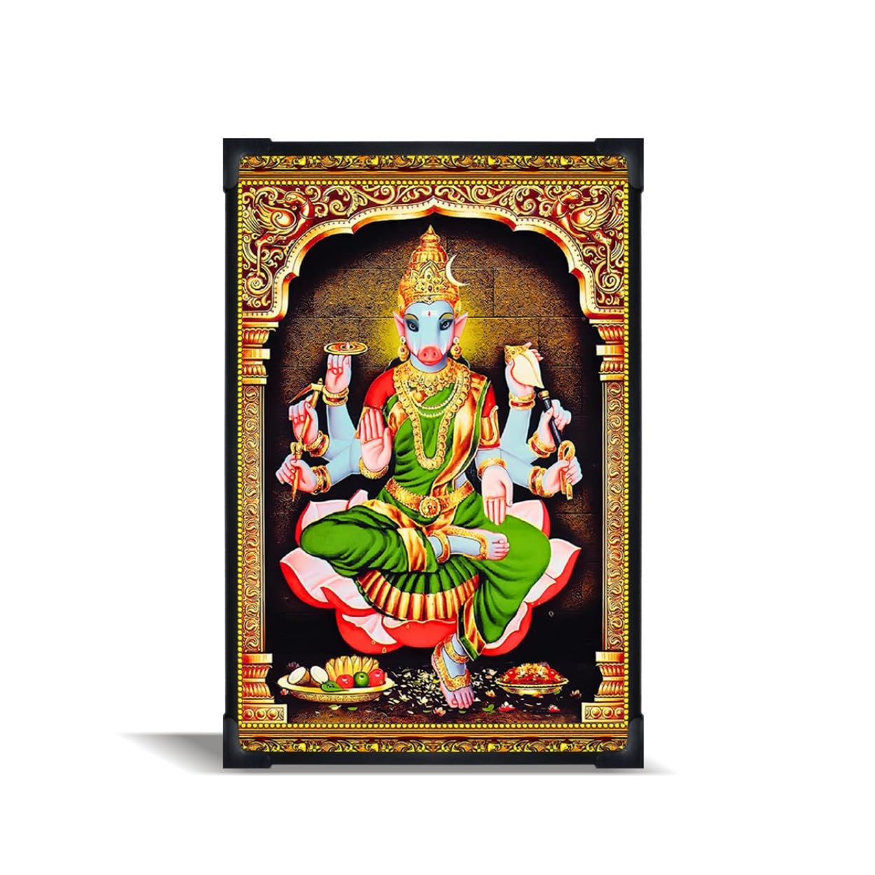 HIMAVAT Varahi Devi Photo with Frame | Varahi Amman Photo with Wall ...