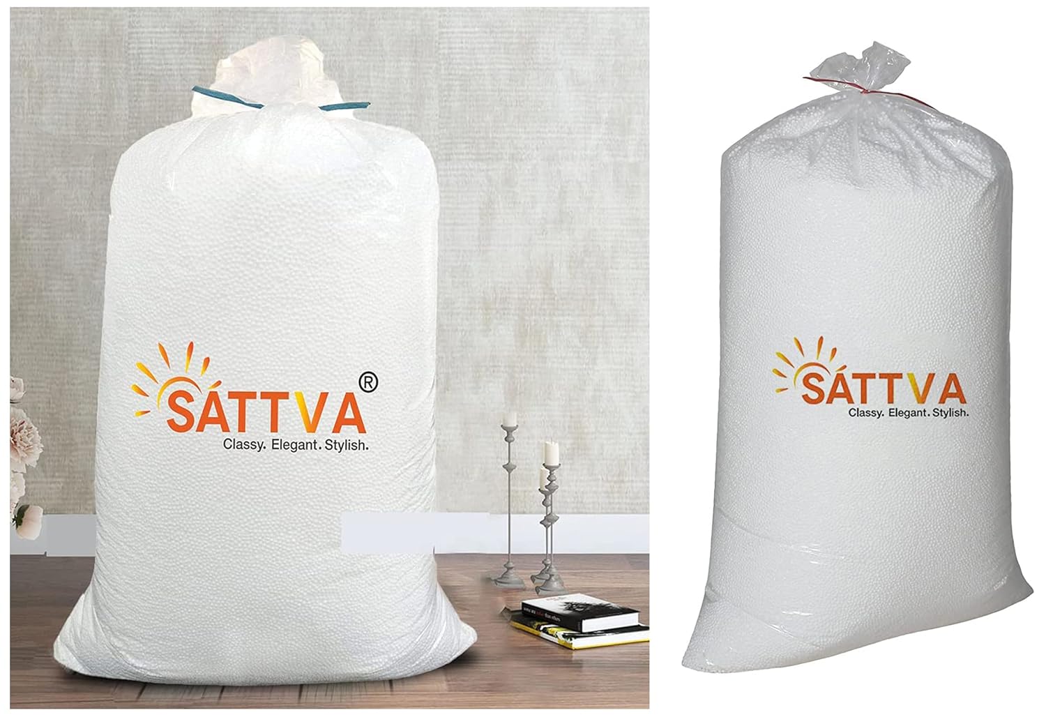 SATTVA Classy.Elegant.Stylish High Density Beans Refill Pack 2 Kg Bean ...