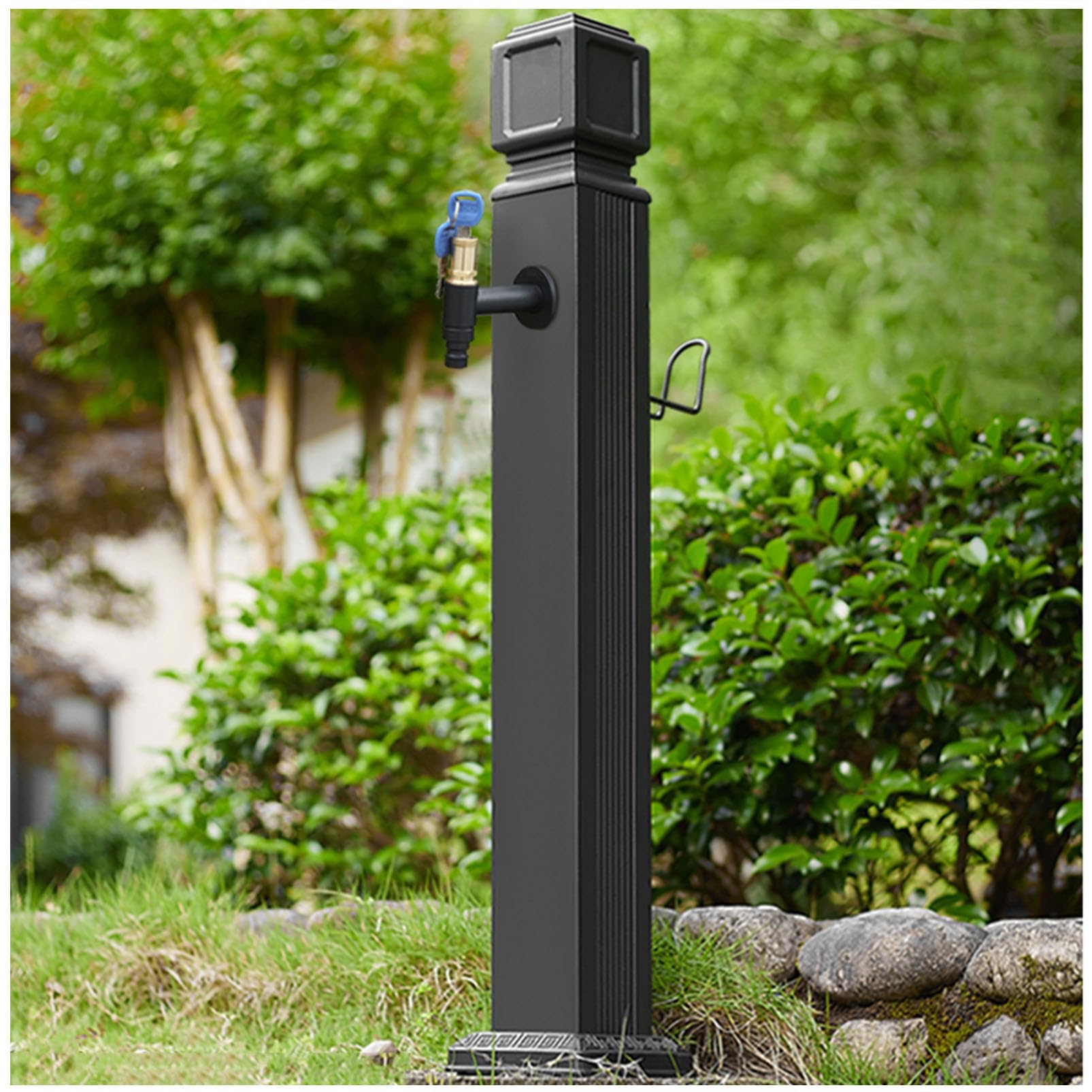 Amazon.com: Stainless Steel Water Column Garden Water Tap, Outdoor Hose ...