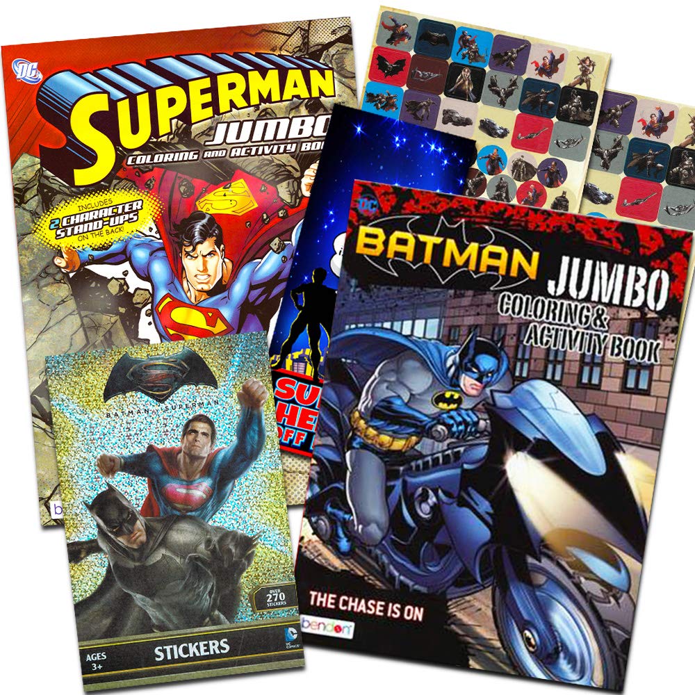 Bendon Publishing DC Comics Batman & Superman Coloring and Activity ...