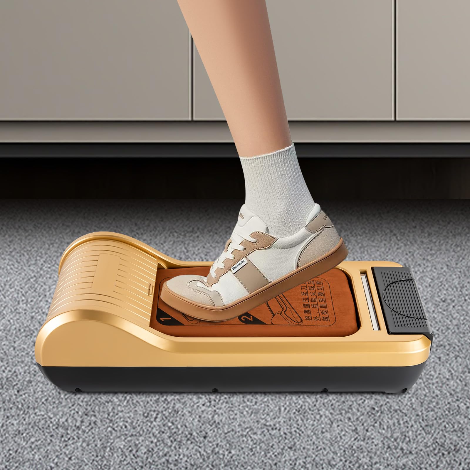 Automatic Shoe Cover Dispenser, Portable Disposable Automatic Shoe ...