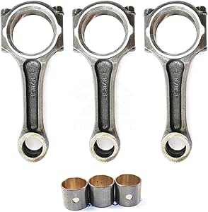 3PCS D1305 Connecting Rods with Bushing for Kubota Engine R1-261 ZD331P ...