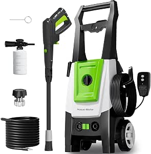 Birtechway 4500 PSI 2.8 GPM Electric Pressure Washer, Power Washer ...