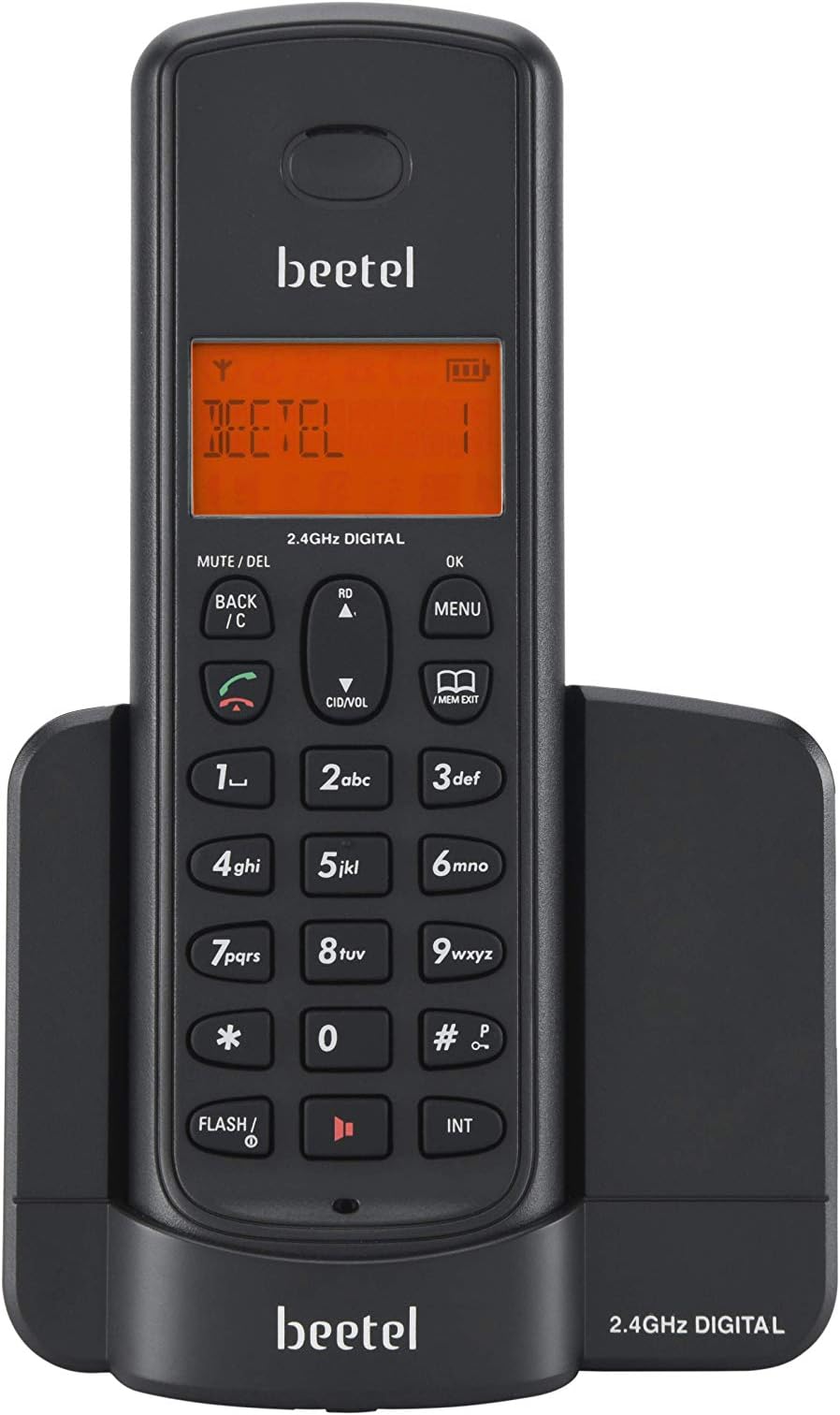 Beetel X90 Cordless 2.4Ghz Landline Phone with Caller ID Display ...