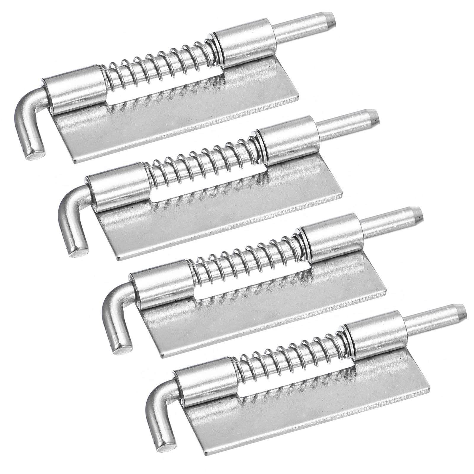 uxcell Spring Loaded Latch Pin, 4Pcs 3.46" - 304 Stainless Steel Spring ...