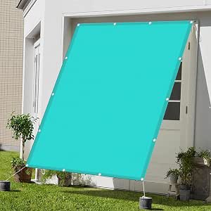 Amazon.co.jp: Rain Shade 1.4 x 2 m Washable One Hole Per 50Cm Sun Shade ...