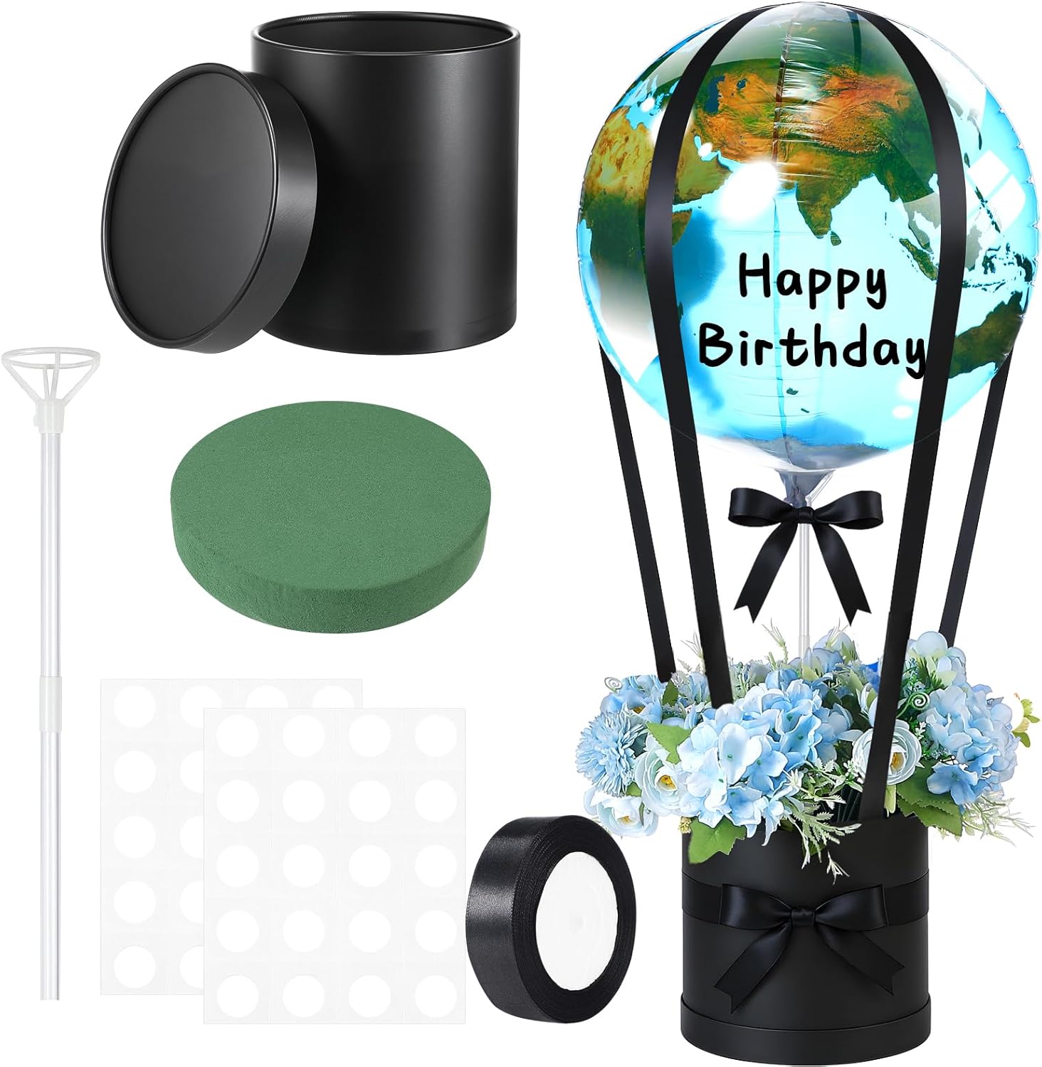 Amazon.com: Soulchen Christmas Birthday Balloon Box for Gifts with 22 ...