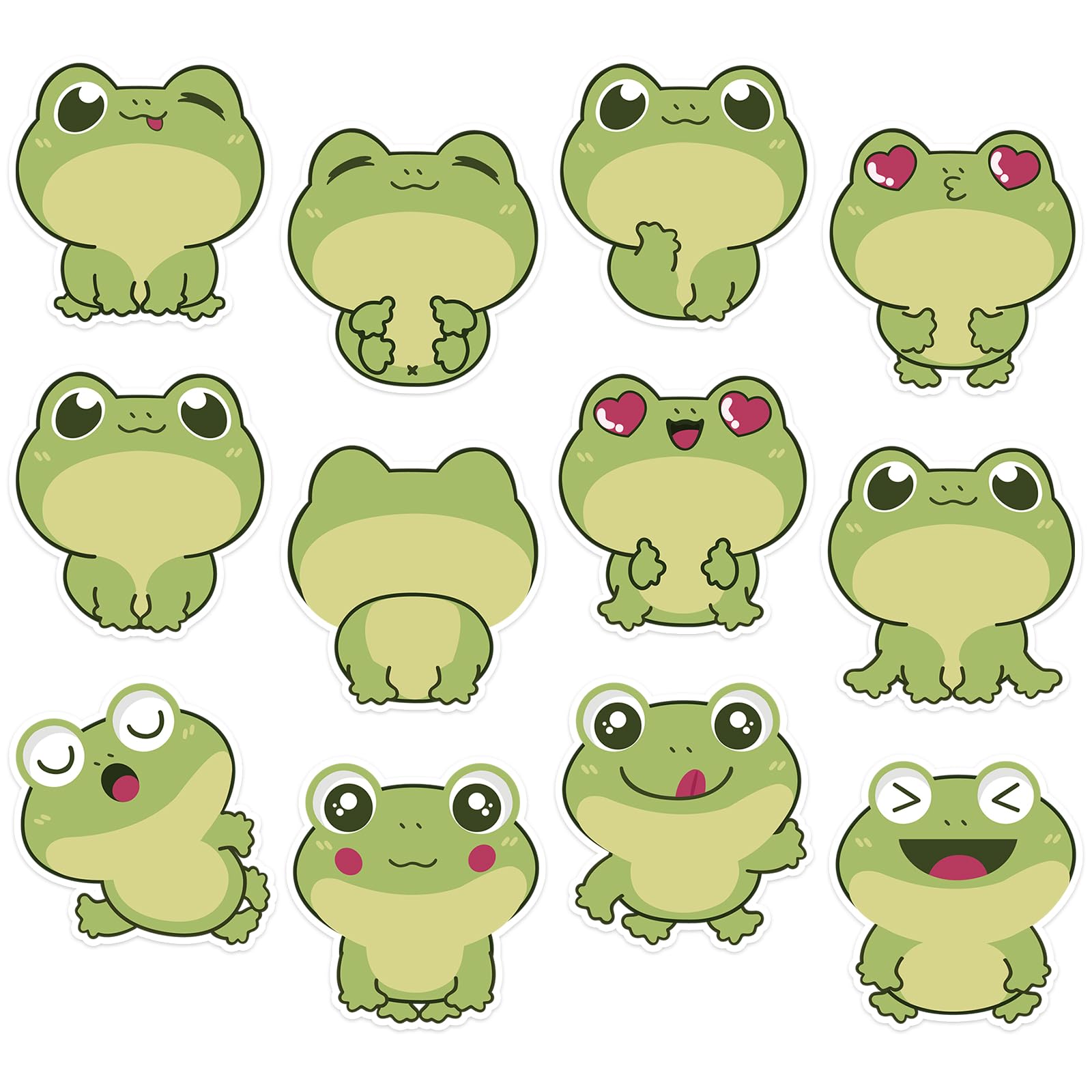 Snapklik.com : 600Pcs Frog Sticky Notes, Cute Cartoon Frog Self-Stick ...