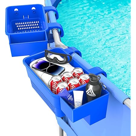 Amazon.com: HODRANT Above Ground Pool Hanging Bag, Poolside Storage ...