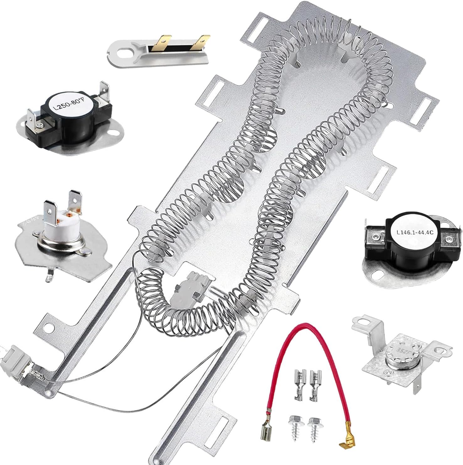 Amazon.com: 8544771 Dryer Heating Element for Whirlpool,maytag,kenmore ...