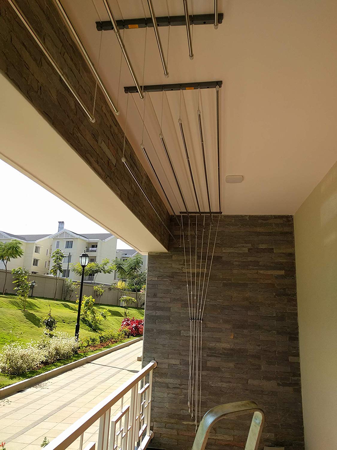 Vihaan Innovative Stainless Steel Rust Proof UV Protected Pull & Dry ...