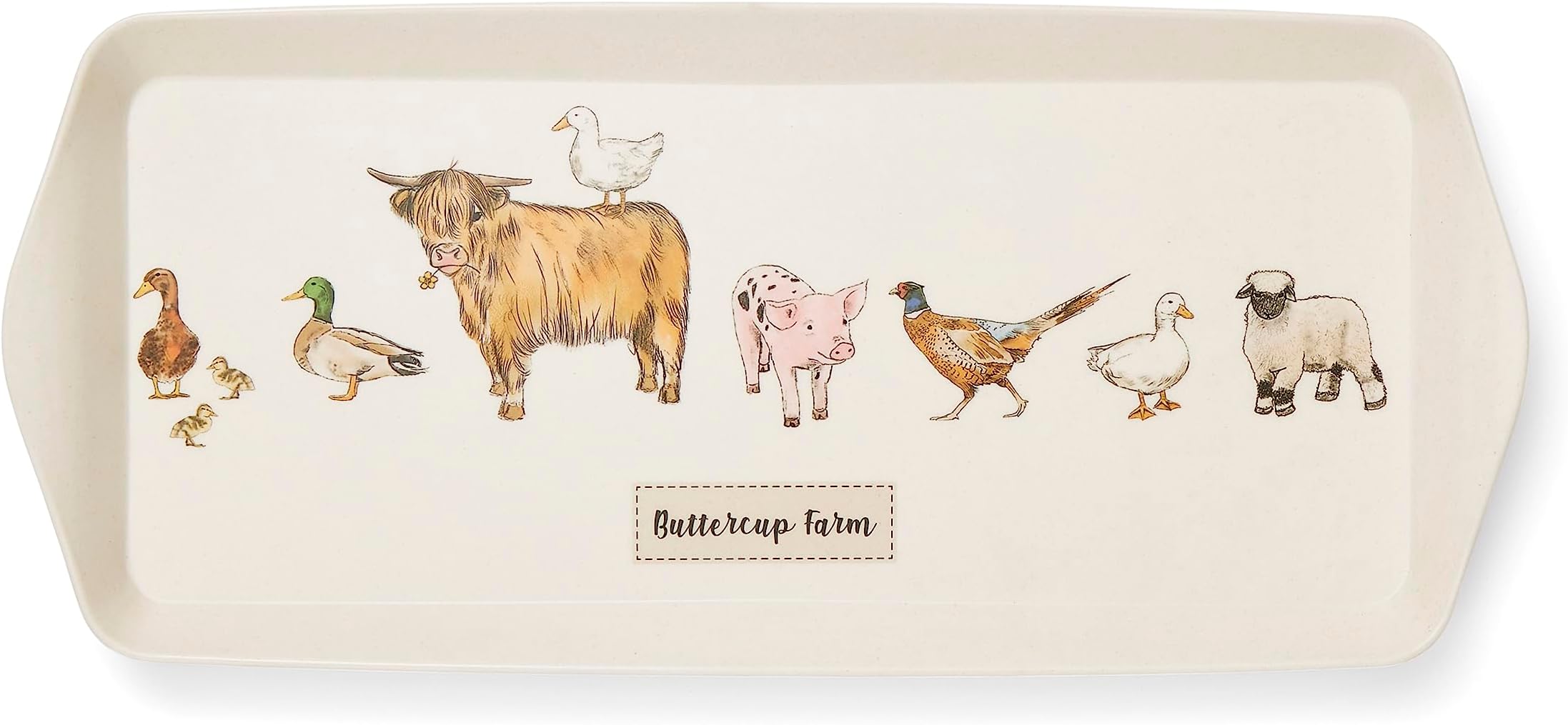 Cooksmart British Designed Small Serving Tray | Dinner Tray For ...