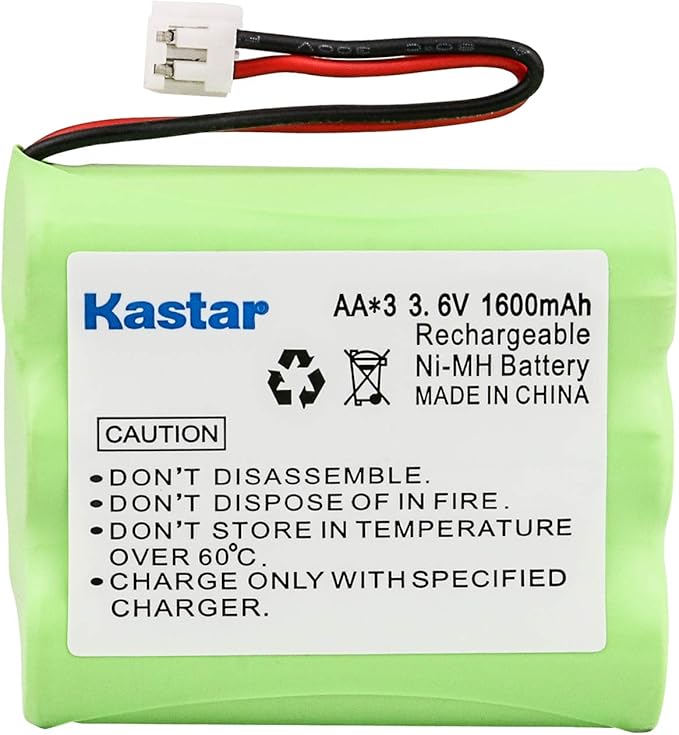 Amazon.com: Kastar Rechargeable Cordless Phone Battery Replacement for ...