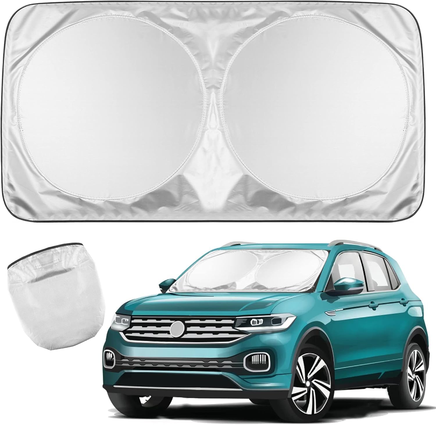 amazon basics Car Windshield Sun Shade - Large : Amazon.in: Car & Motorbike