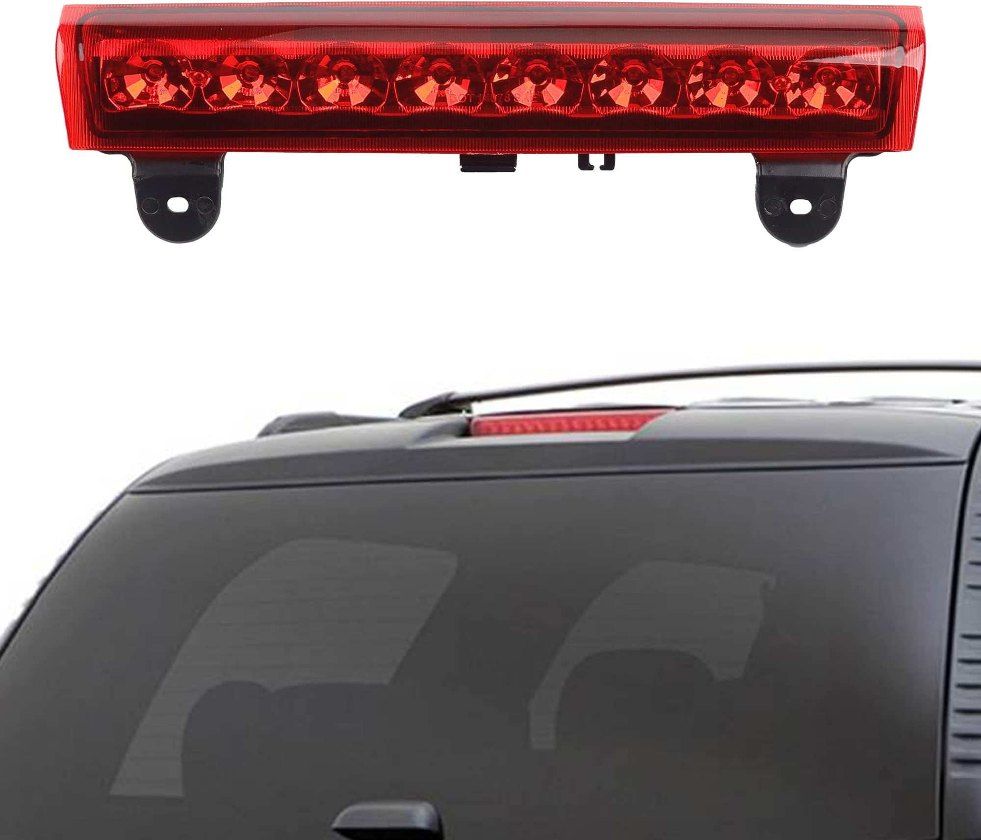 Amazon.com: Replacement 3rd High Mount Brake Light LED Brake Light ...
